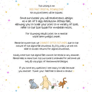 Winnie the Pooh Prints Classic Winnie the Pooh Affirmation Prints ...