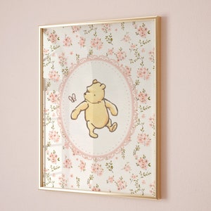 Winnie the Pooh Nursery Decor Classic Winnie the Pooh Prints Vintage ...