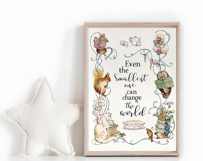 The Peter Rabbit Collection. COLLECTORS EDITION. Print. Nursery Art ...