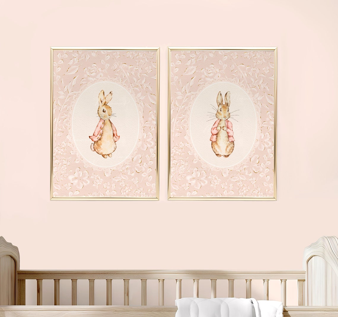 Peter Rabbit Nursery Decor Vintage Peter Rabbit Prints Beatrix Potter ...