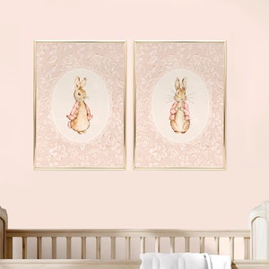 Peter Rabbit Nursery Decor Vintage Peter Rabbit Prints Beatrix Potter ...