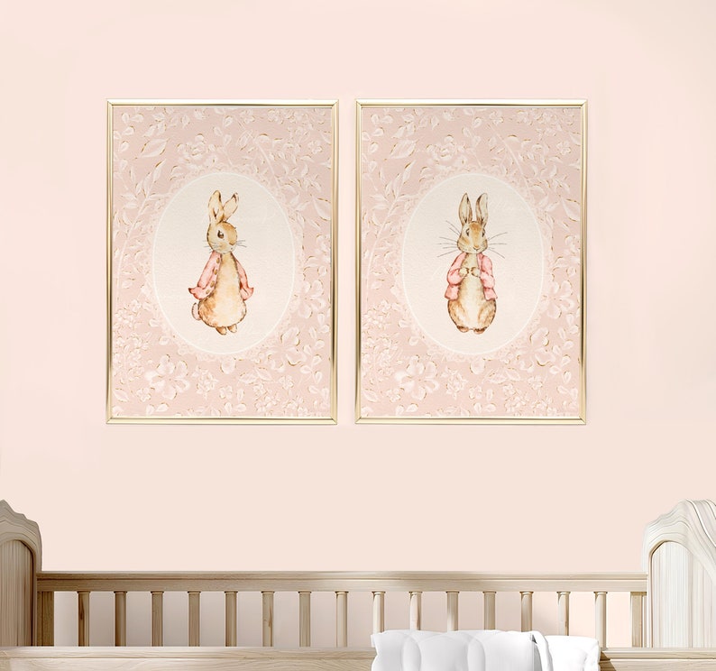 Peter Rabbit Nursery Decor Vintage Peter Rabbit Prints Beatrix Potter ...