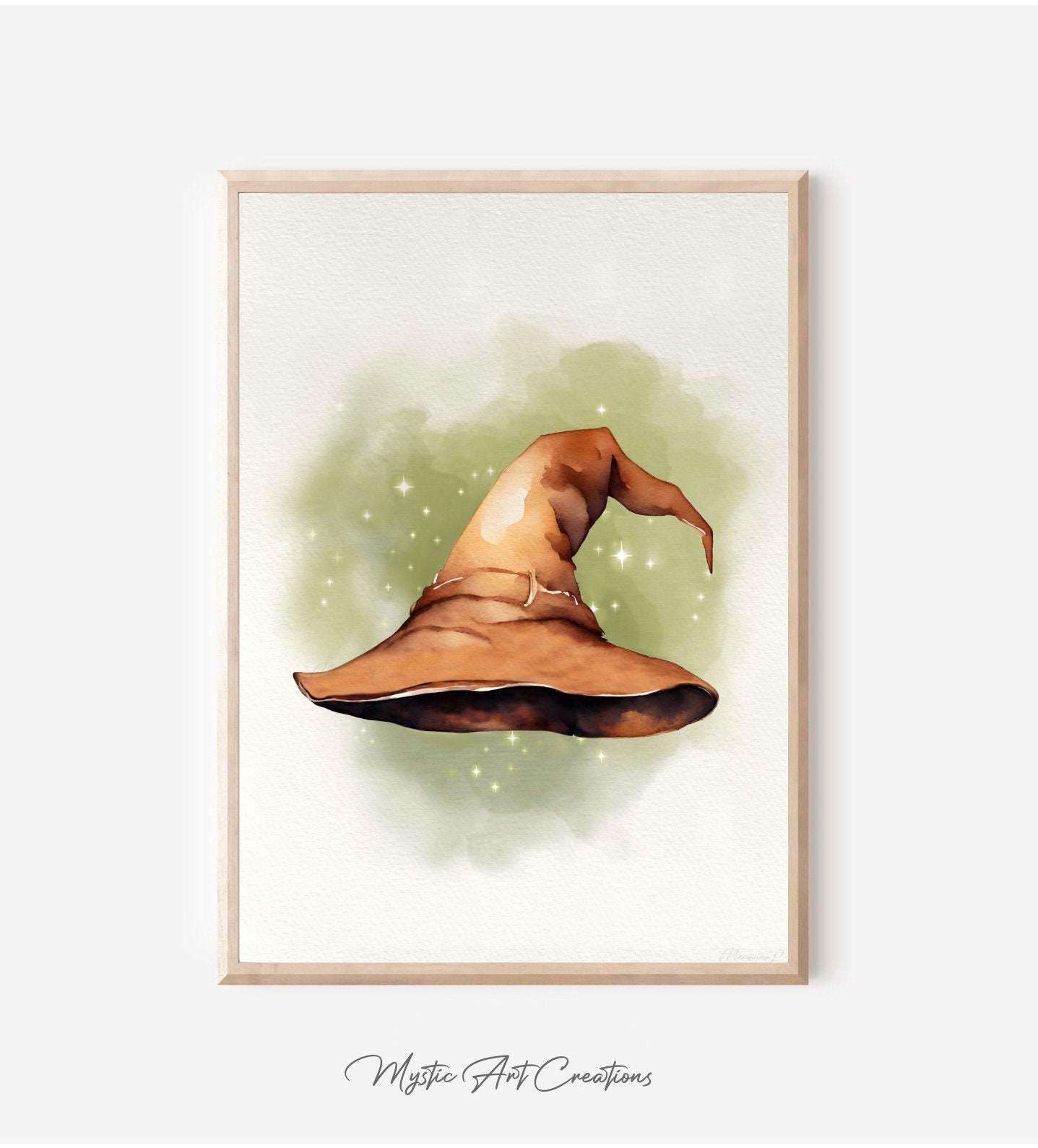 Wizard Poster Wizard Print Wizarding Nursery Decor Watercolor Nursery ...