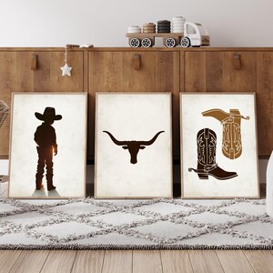Cowboy Prints Western Cowboy Nursery Prints Country Art Prints Rustic ...