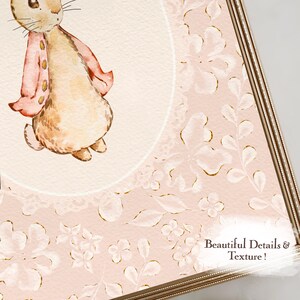 Peter Rabbit Nursery Decor Vintage Pink Floral Peter Rabbit Prints ...