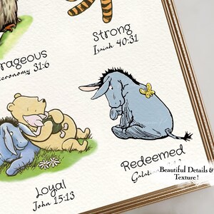 Christian Classic Winnie the Pooh Print Winnie the Pooh Nursery Decor ...