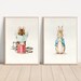Beatrix Potter Nursery Prints Peter Rabbit Nursery Decor Vintage ...