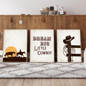 Cowboy Prints Western Cowboy Nursery Prints Country Art Prints Rustic ...