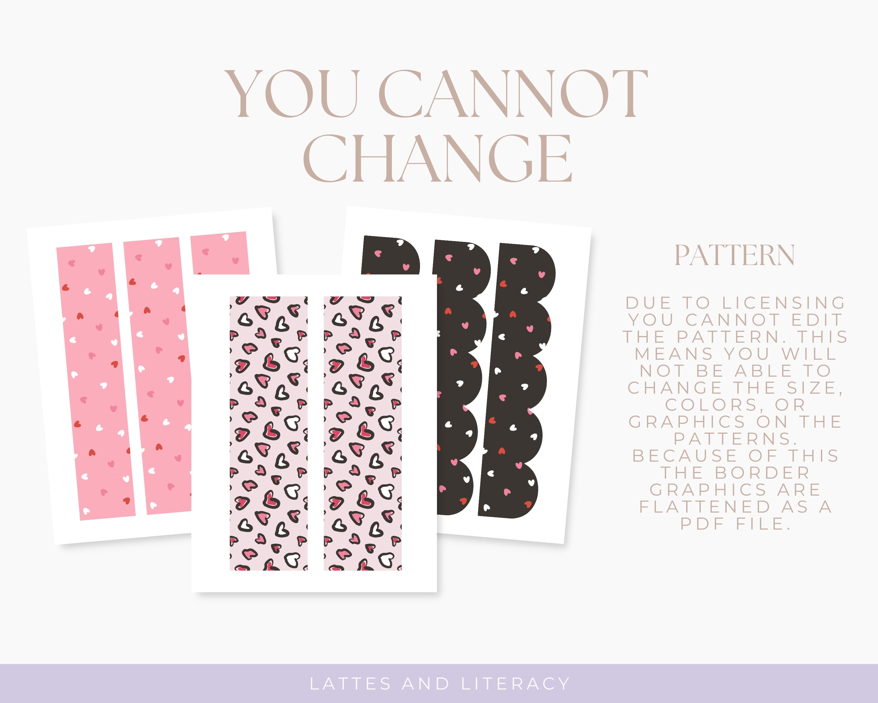 Valentine's Day Bulletin Board Borders for Classroom Decor, Teacher ...