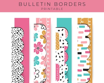 Valentine's Day Bulletin Board Borders for Classroom Decor, Teacher ...