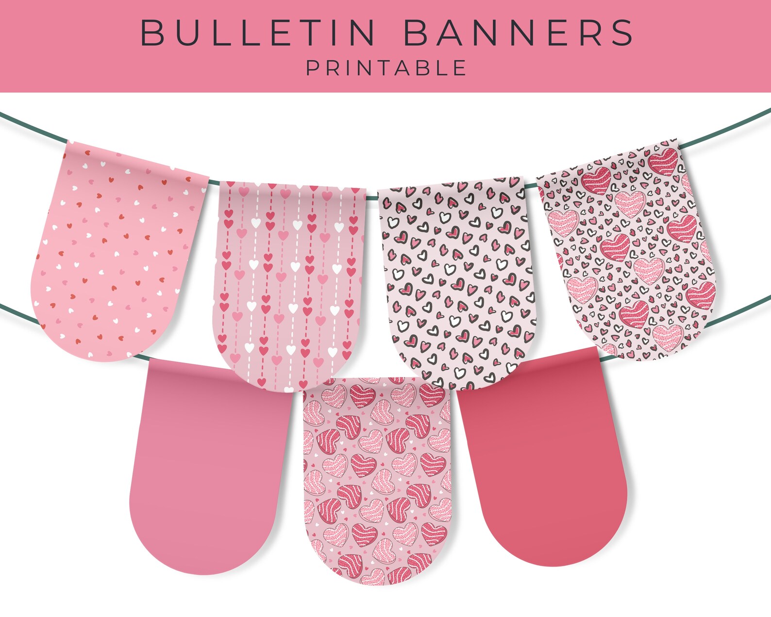 Valentine's Day Bulletin Board Banner Bundle for Classroom Decor ...