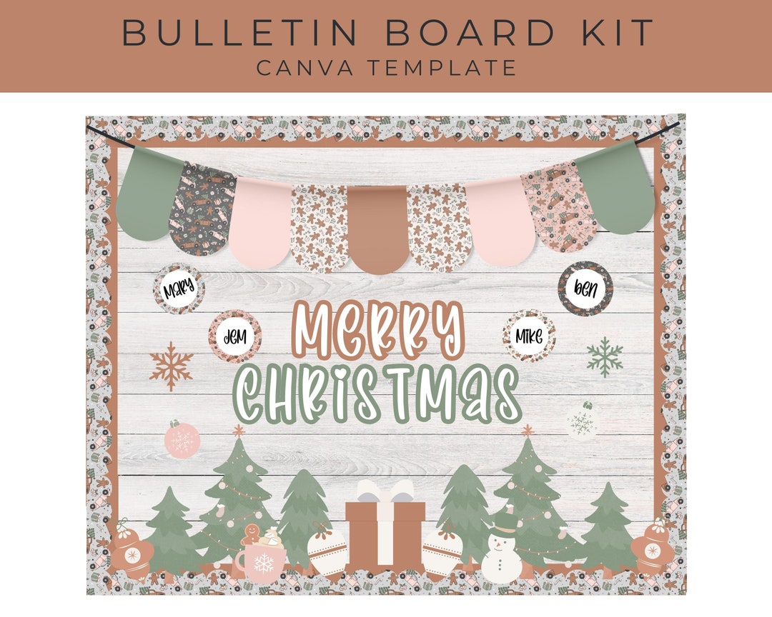Christmas Bulletin Board Kit Bundle for Classroom Decor, Teacher ...