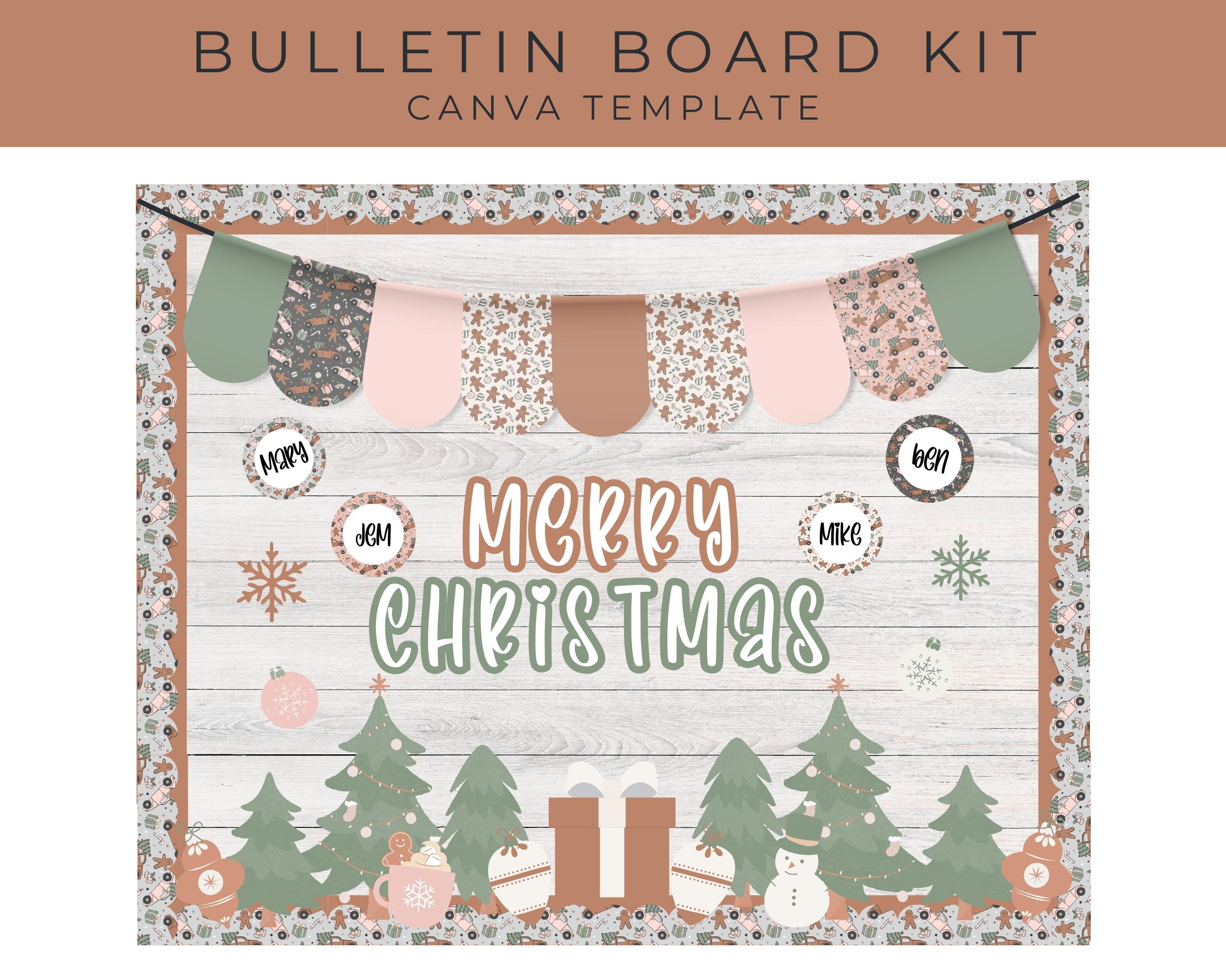 Christmas Bulletin Board Kit Bundle for Classroom Decor, Teacher ...