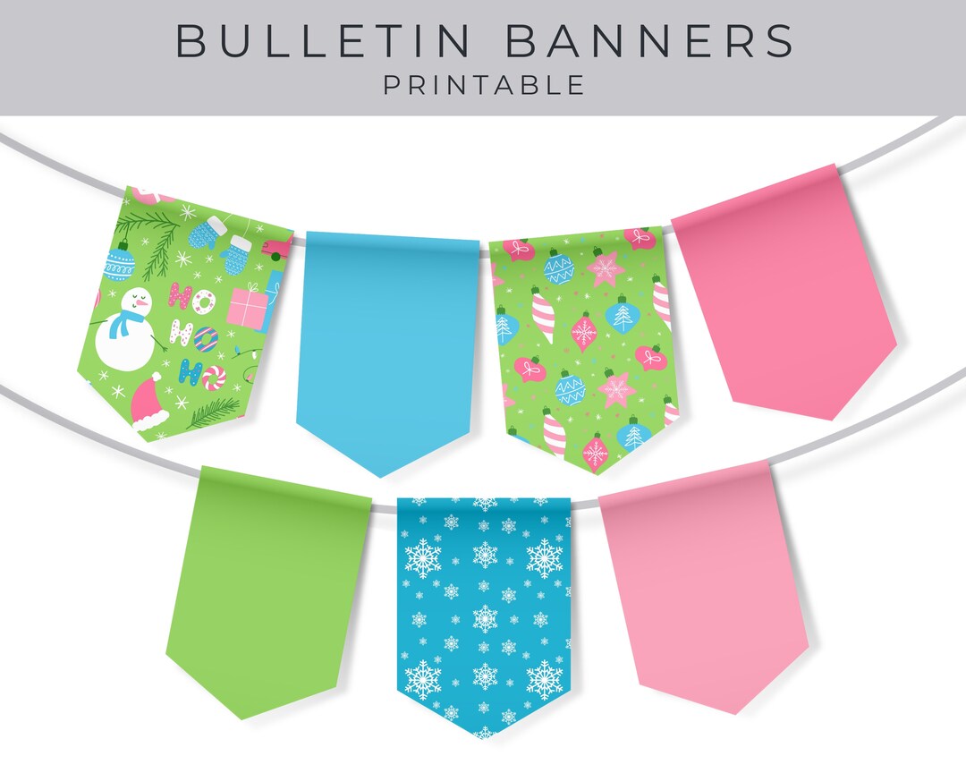 Christmas Bulletin Board Banner Bundle for Classroom Decor, Teacher ...