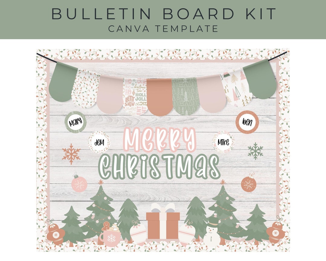 Christmas Bulletin Board Kit Bundle for Classroom Decor, Teacher ...