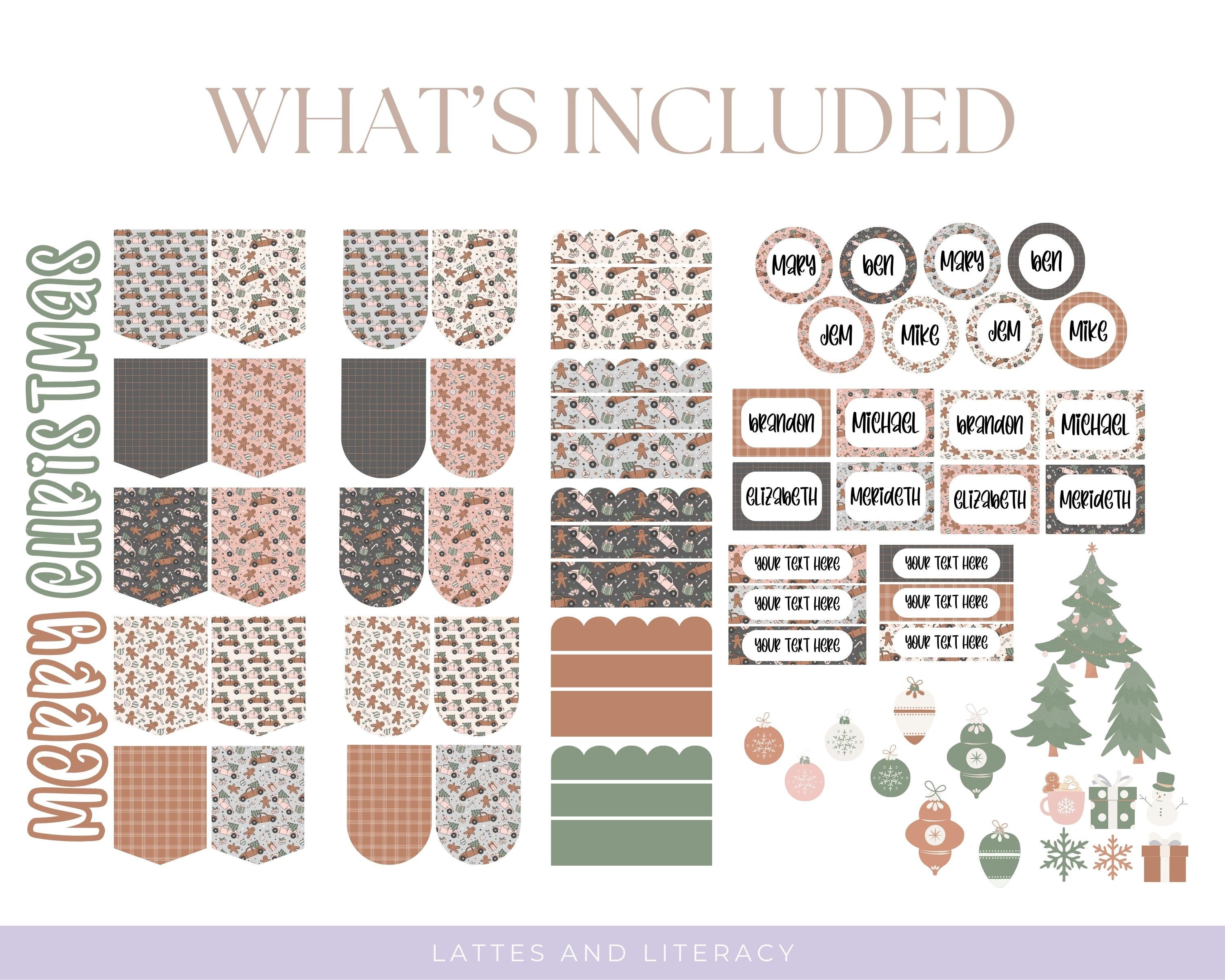 Christmas Bulletin Board Kit Bundle for Classroom Decor, Teacher ...