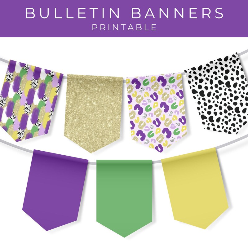 Mardi Gras Bulletin Board - Etsy