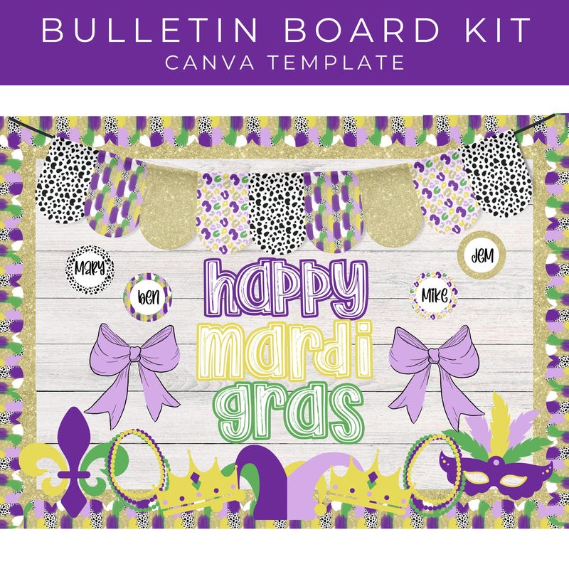 Mardi Gras Classroom Decor - Etsy