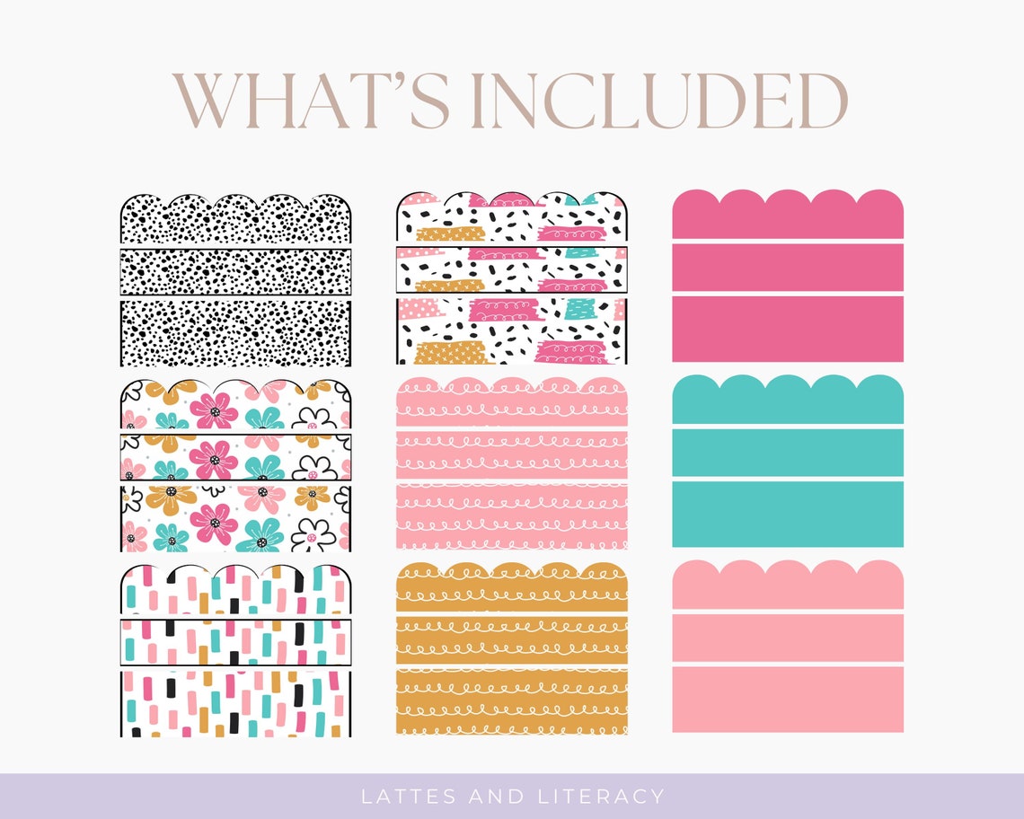 Summer Bulletin Board Borders for Classroom Decor, Teacher Printable ...