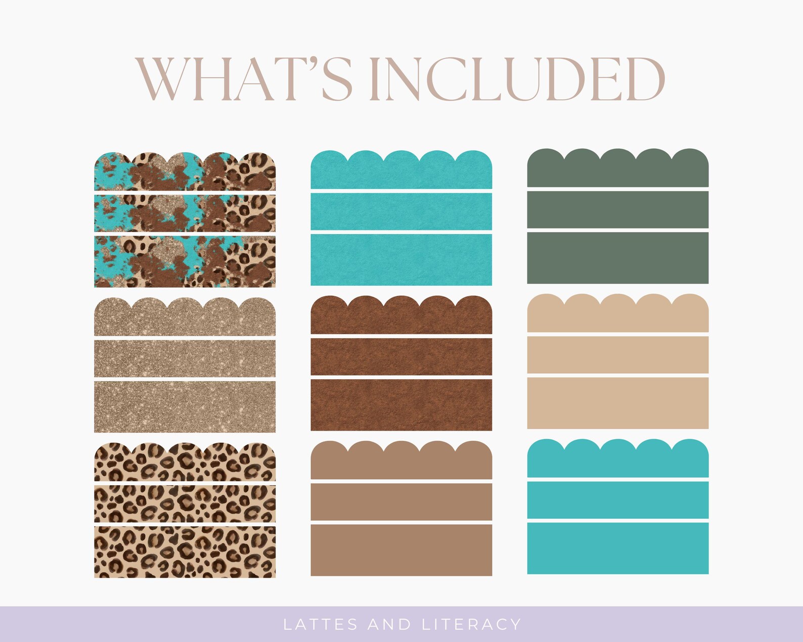 Leopard Print Bulletin Board Borders: Classroom Decor (printable PDF ...