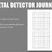 Metal Detecting Journal Logbook Printable File for Metal Detecting ...