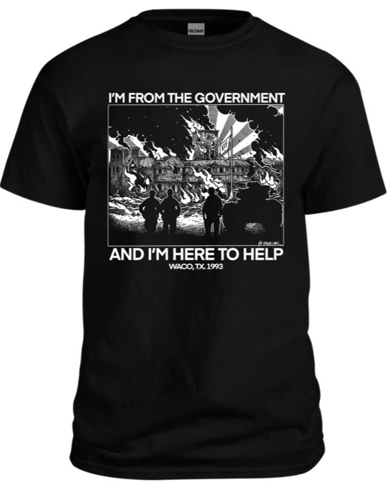 T-shirt - Waco Tx 1993 - Etsy