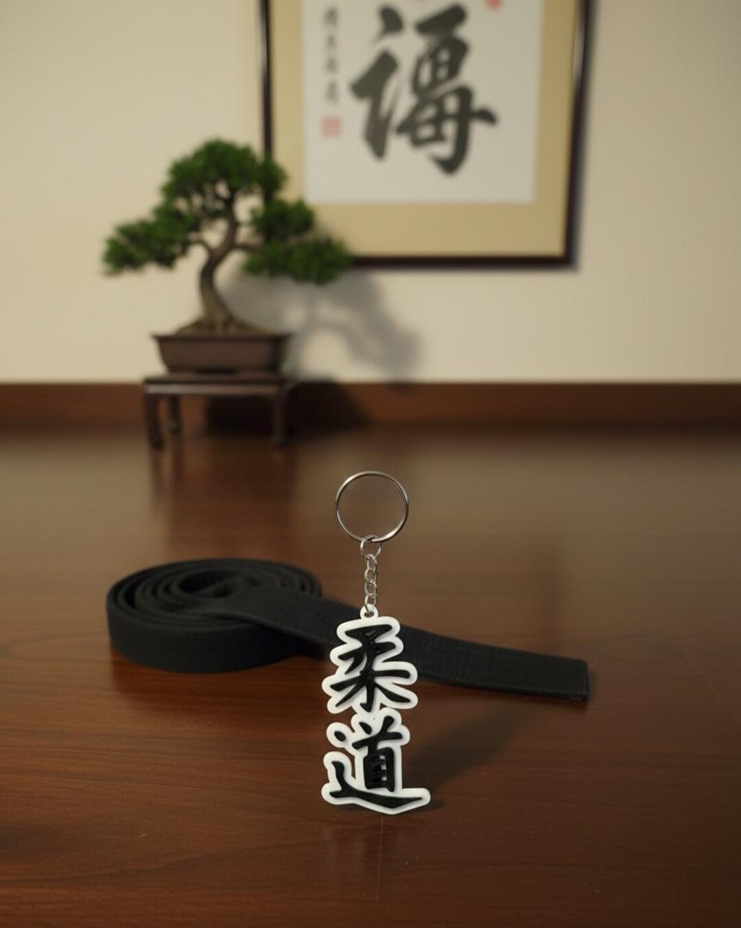 Kanji Judo Keychain – Black & White 3D Print – Judo Gift - Etsy