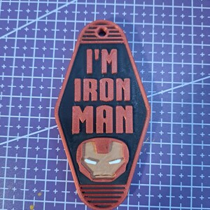 I'm Iron Man Key Ring - Etsy
