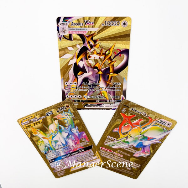 Arceus Vmax - Etsy