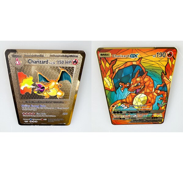 Custom Art Charizard Card - Etsy