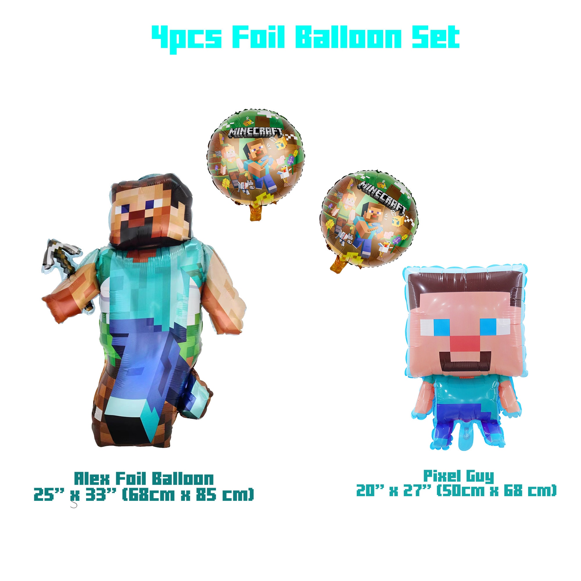 Personalization Minecraft Birthday Party Decoration Minecraft Birthday ...