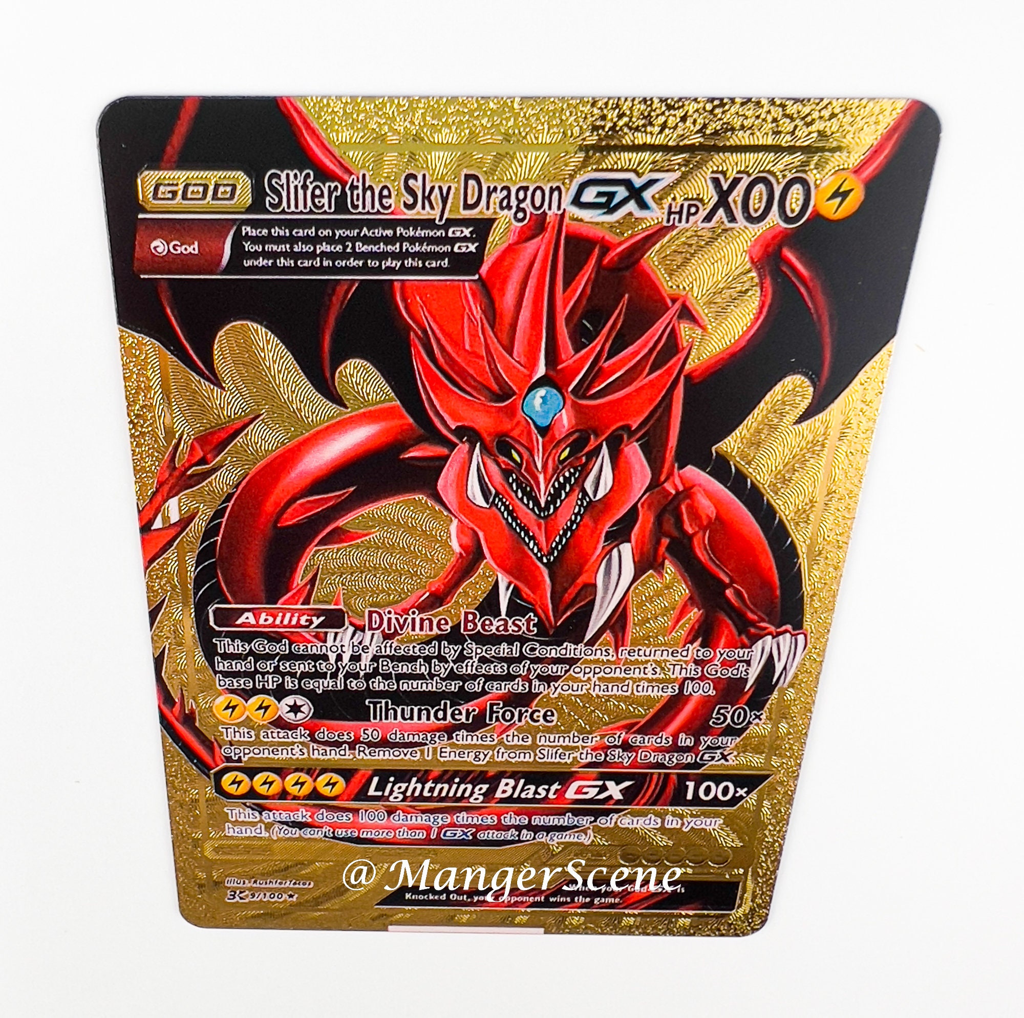 Pokemon Card Set Yu-gi-oh Special Slifer the Sky Dragon - Etsy