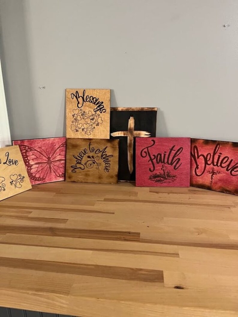 Wooden Engraved Blessings Sign - Etsy