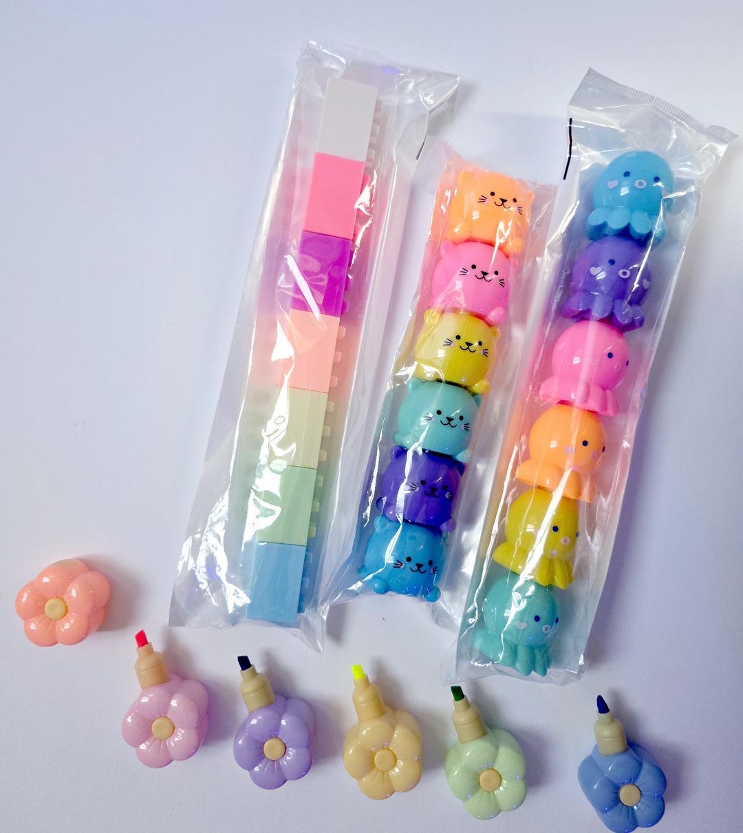 6-in-1 Stackable Highlighters – Fun, Compact & Useful! Free Gift! - Etsy