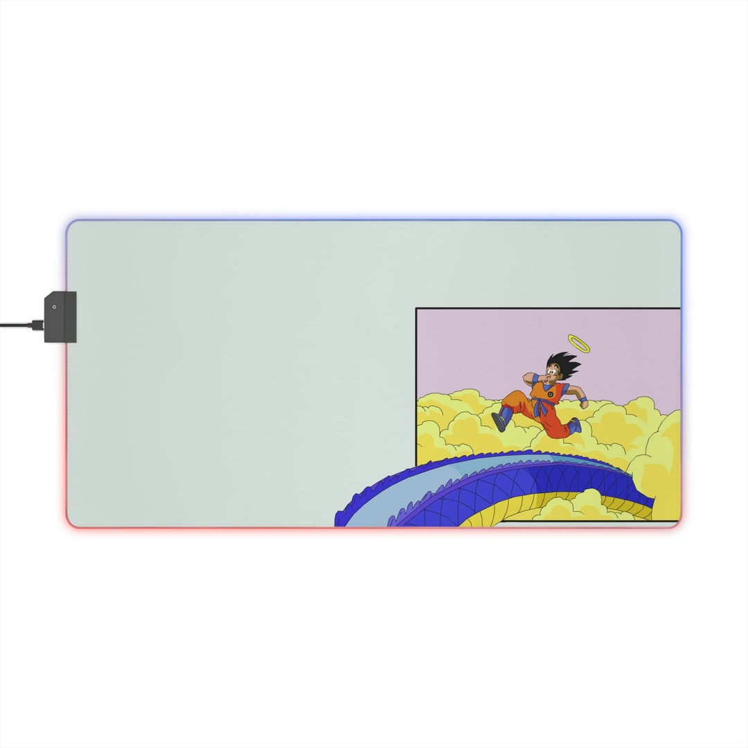 Goku Running on Snake Way RGB Gaming Mouse Pad - Etsy