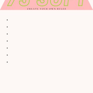 75 Soft Digital Tracker Create Your Own Rules - Etsy