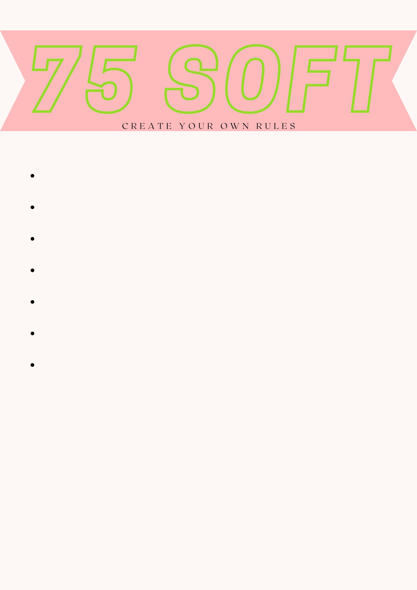 75 Soft Digital Tracker Create Your Own Rules - Etsy