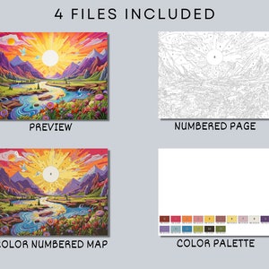 Color by Number, Paint by Number, Paint Number Adult, Coloring Numbered ...