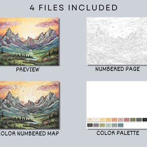 Color by Number, Paint by Number, Paint Number Adult, Coloring Numbered ...