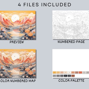 Color by Number, Paint by Number, Paint Number Adult, Coloring Numbered ...