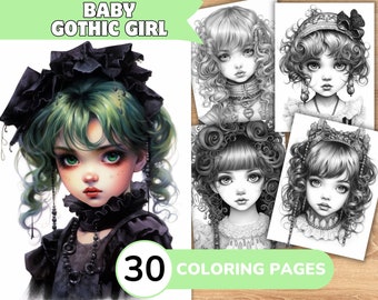Beautiful Girl Coloring Pages for Adults Coloring Book - Etsy