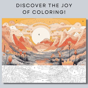 Color by Number, Paint by Number, Paint Number Adult, Coloring Numbered ...