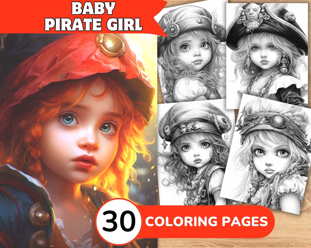 Pirate Girl Coloring Pages, Pirate Girl Coloring Book, Pirate Coloring ...