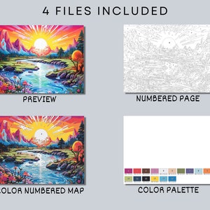 Color by Number, Paint by Number, Paint Number Adult, Coloring Numbered ...