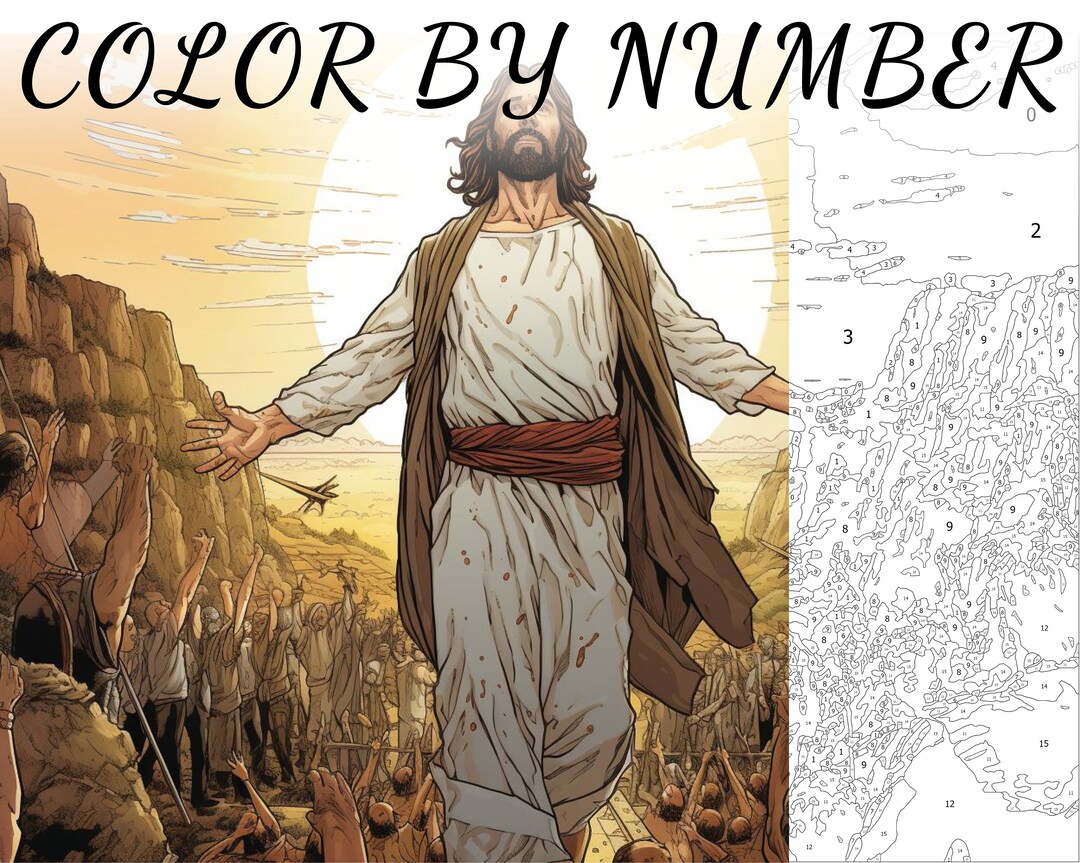 Color by Number, Paint by Number, Paint Number Adult, Coloring Numbered ...