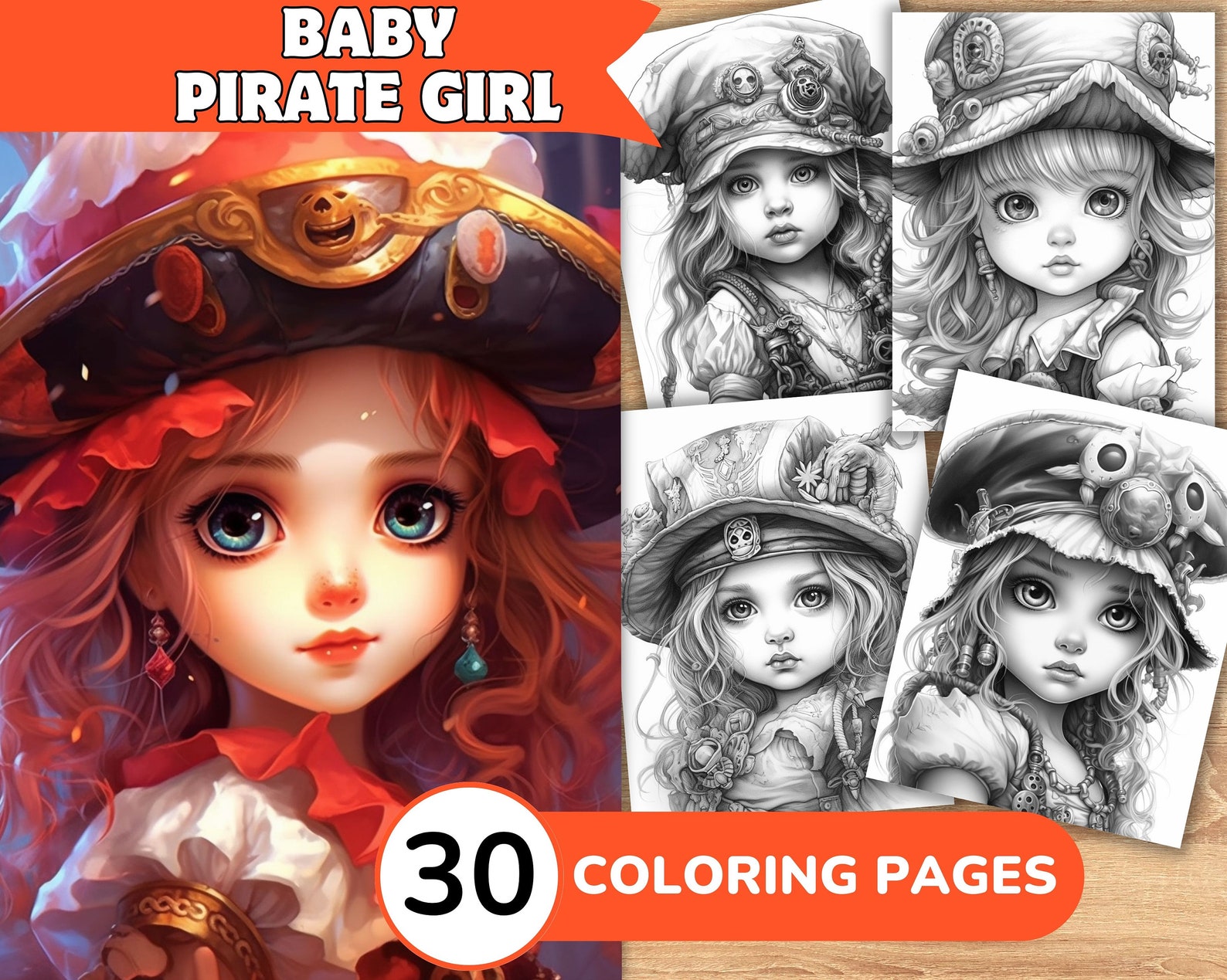 Pirate Girl Coloring Pages, Pirate Girl Coloring Book, Pirate Coloring ...