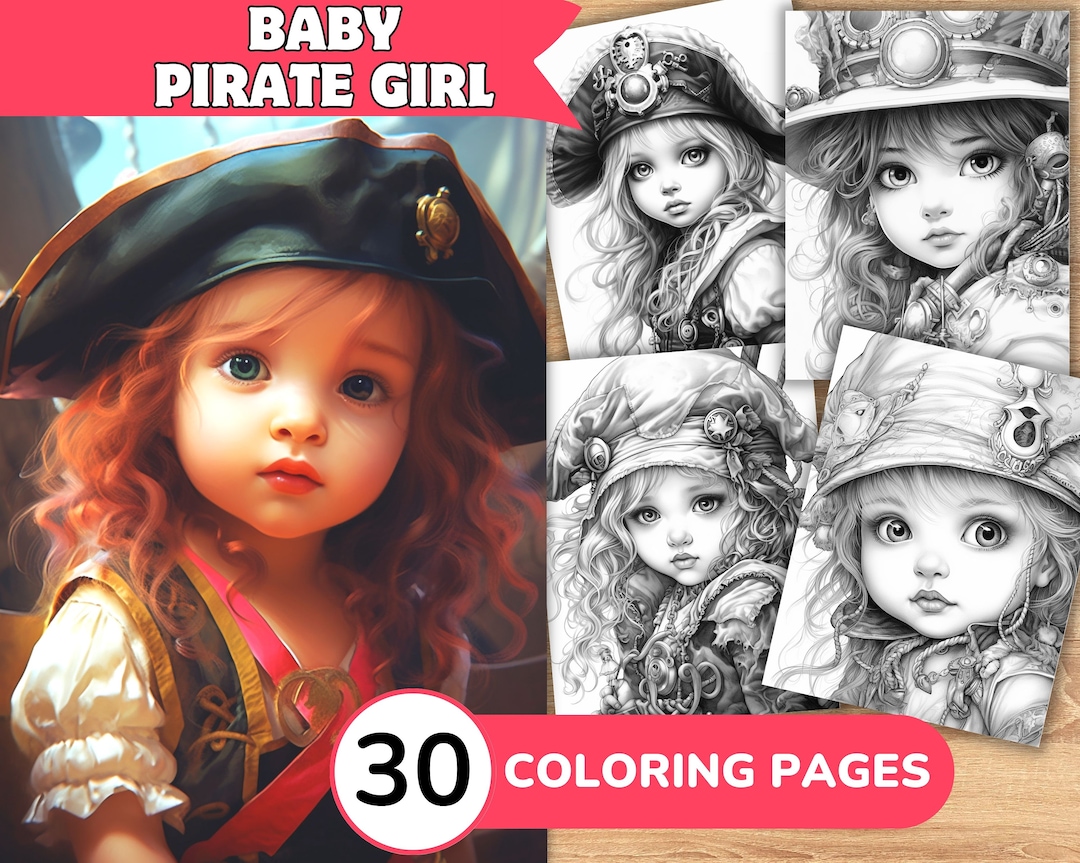 Pirate Girl Coloring Pages, Pirate Girl Coloring Book, Pirate Coloring ...
