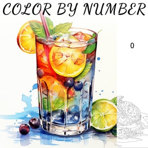 Color by Number, Paint by Number, Paint Number Adult, Coloring Numbered ...