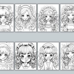 Kawaii Coloring Pages, Kawaii Anime Coloring, Kawaii Manga Coloring ...