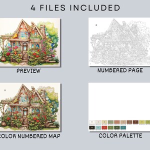 Color by Number, Paint by Number, Paint Number Adult, Coloring Numbered ...